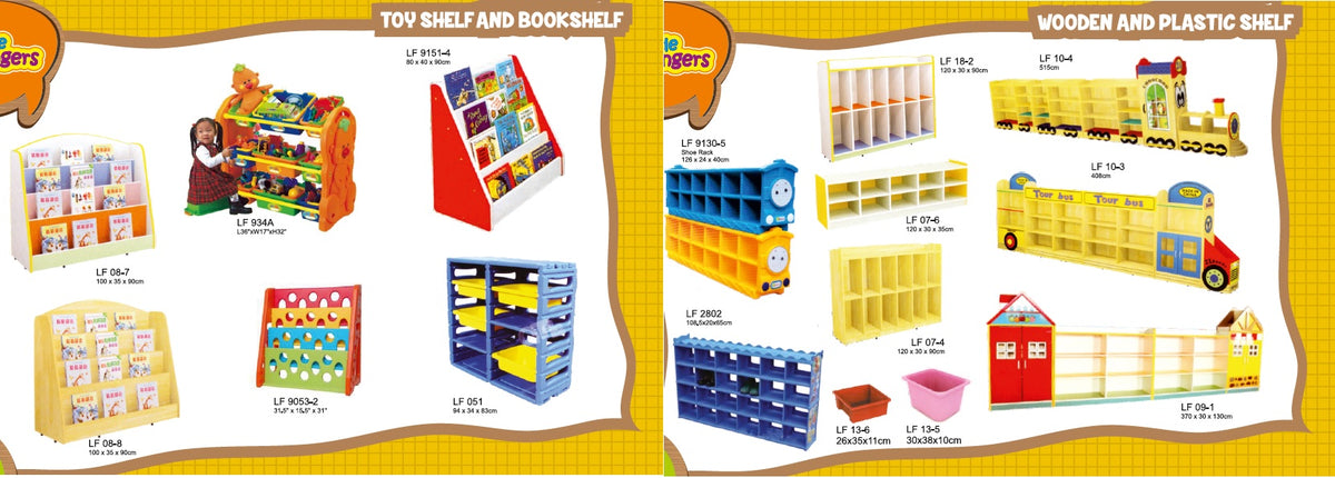Plastic shelf and Wooden Shelf – Intra Kids School Supplies
